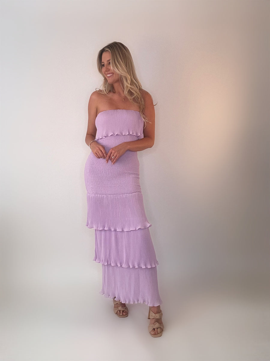 Aubrey Tiered Midi Dress – imedge